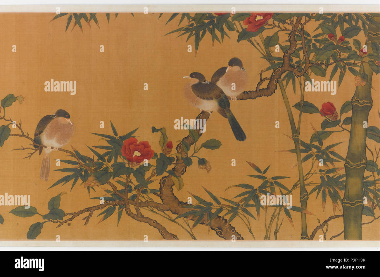 Bamboo with birds hi-res stock photography and images - Alamy
