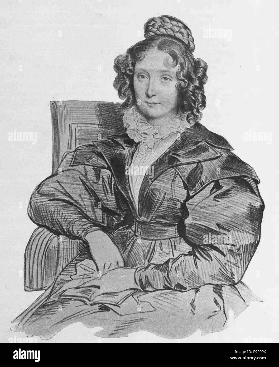 111 Album p0211a v2 - Klementyna z Tańskich Hoffmanowa Stock Photo - Alamy