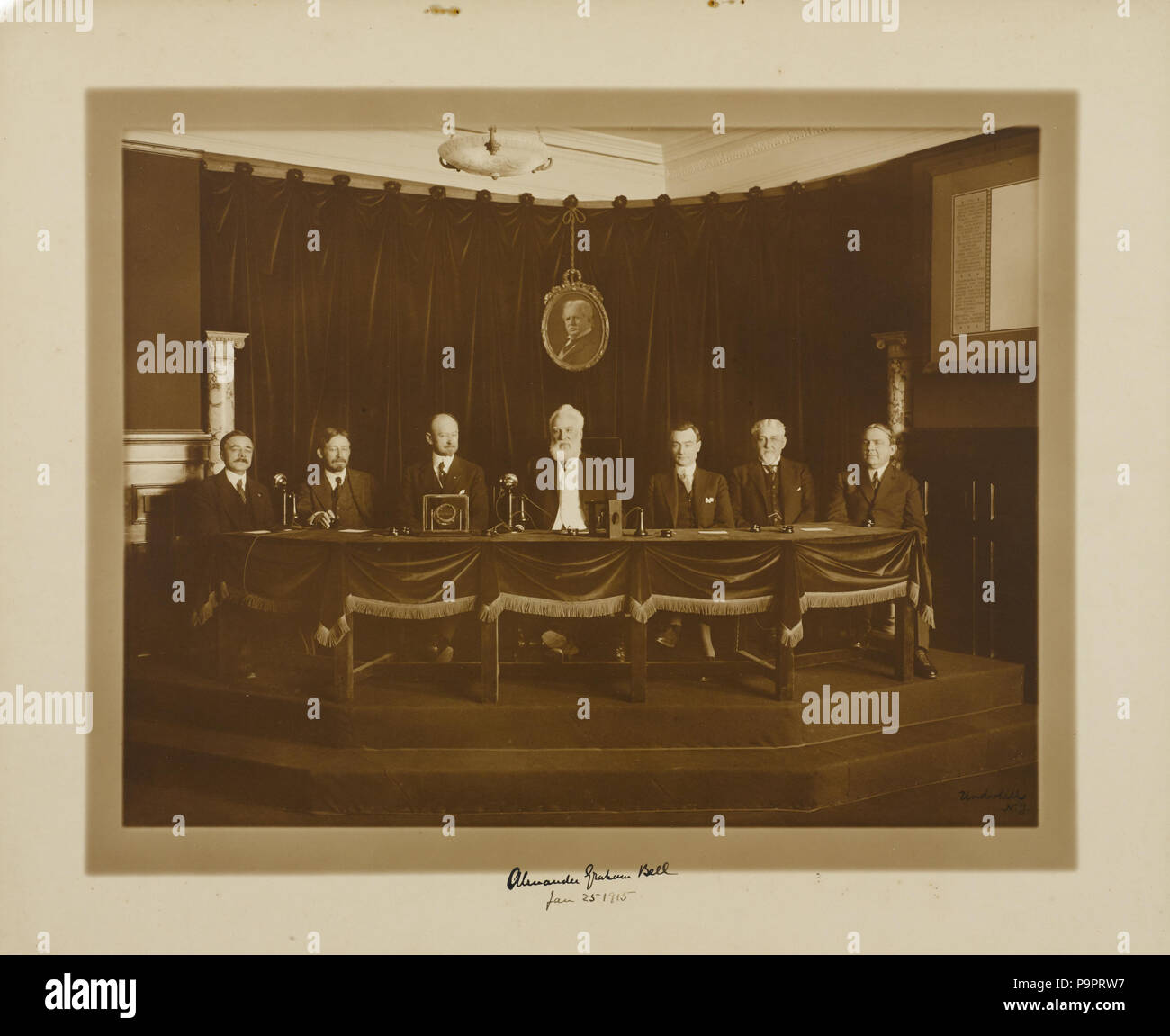 Alexander graham bell first telephone hi-res stock photography and ...