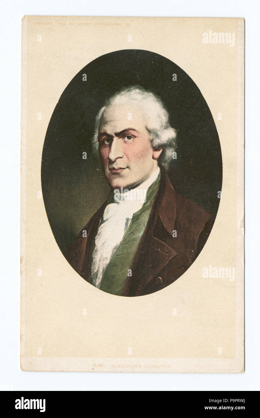 Alexander hamilton and george washington hi-res stock photography and ...