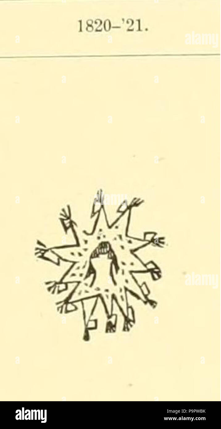 123 American Horse winter count, 1820-1821. Crow camp attacked Stock ...