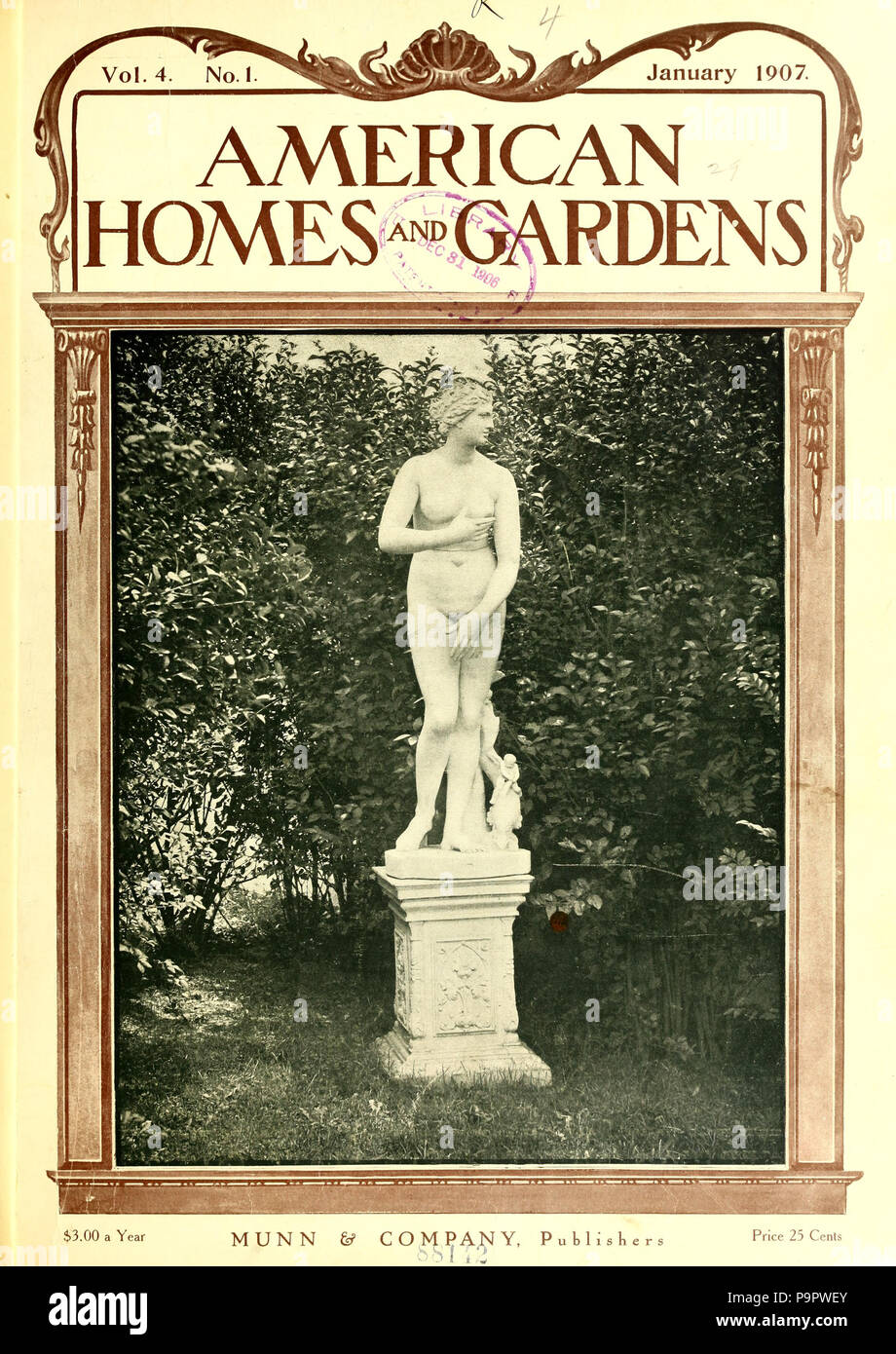 American homes gardens 1907 hi-res stock photography and images - Alamy