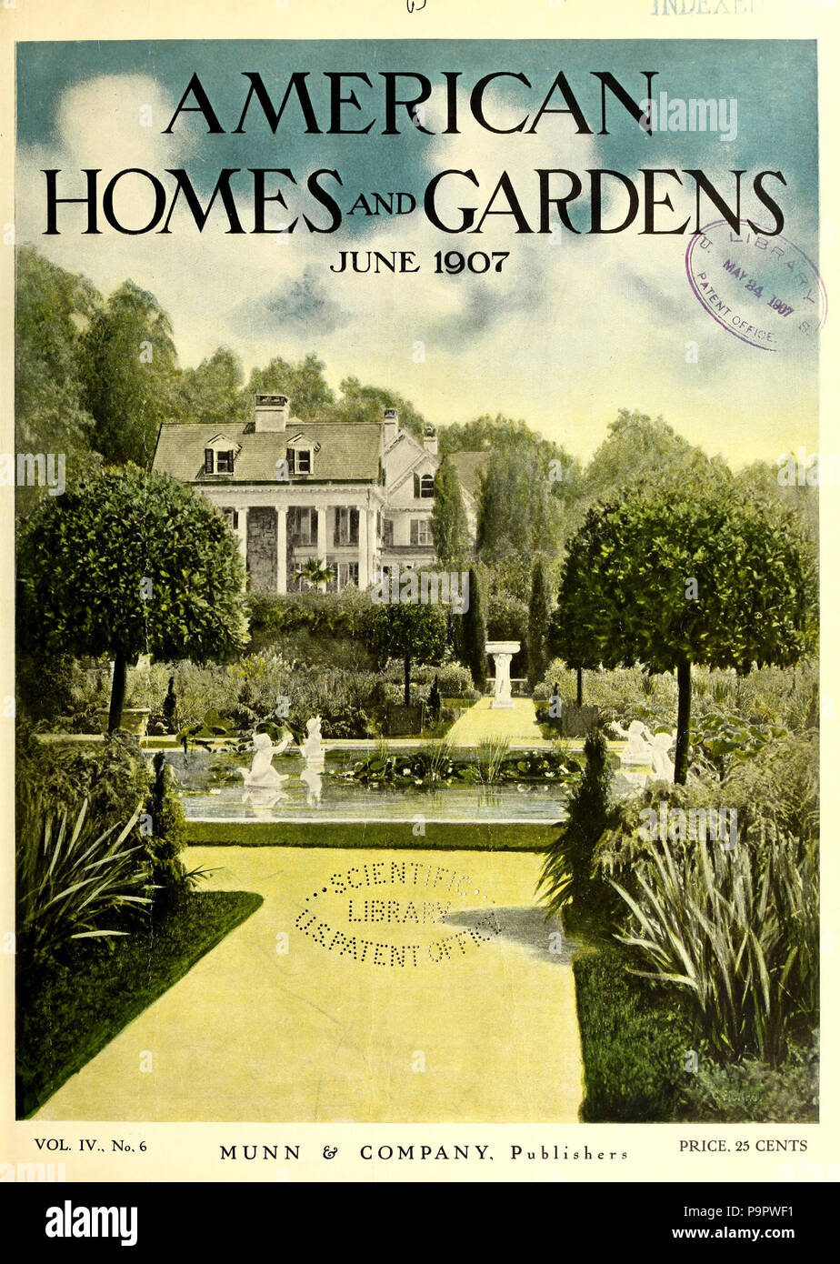 American homes gardens 1907 hi-res stock photography and images - Alamy