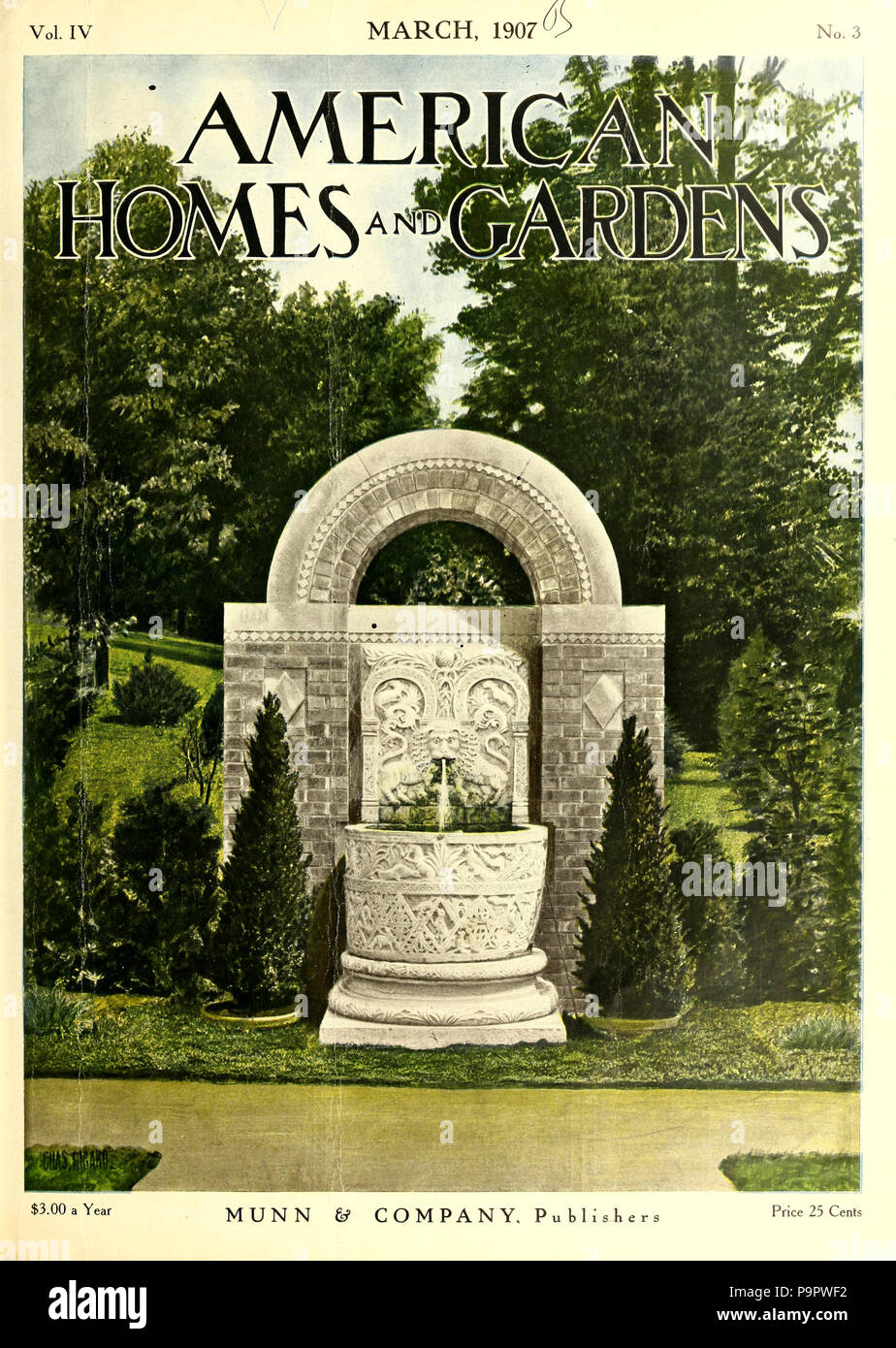 American homes gardens 1907 hi-res stock photography and images - Alamy