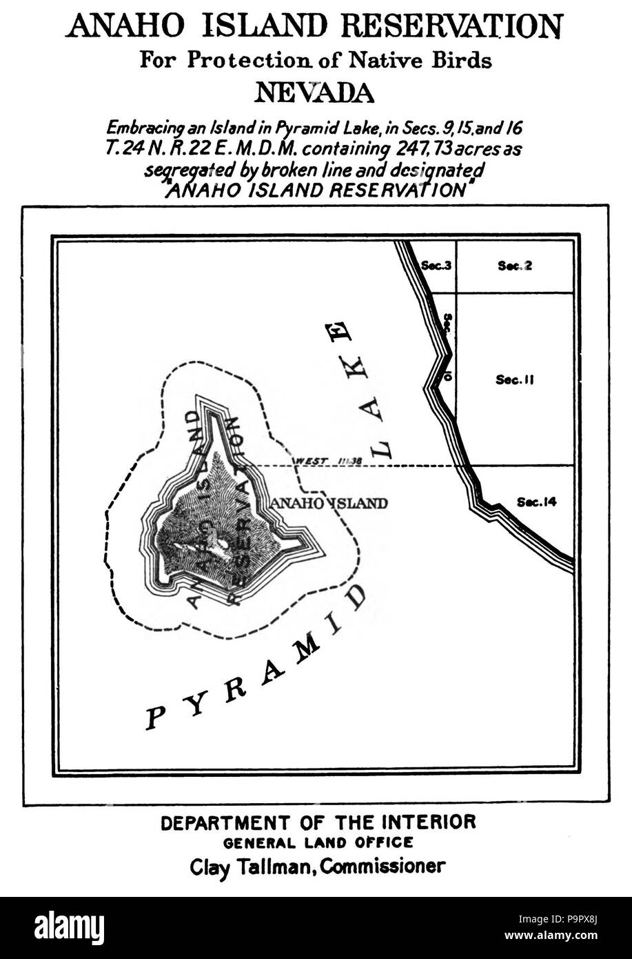 128 Anaho Island EO 1819 illustration Stock Photo - Alamy