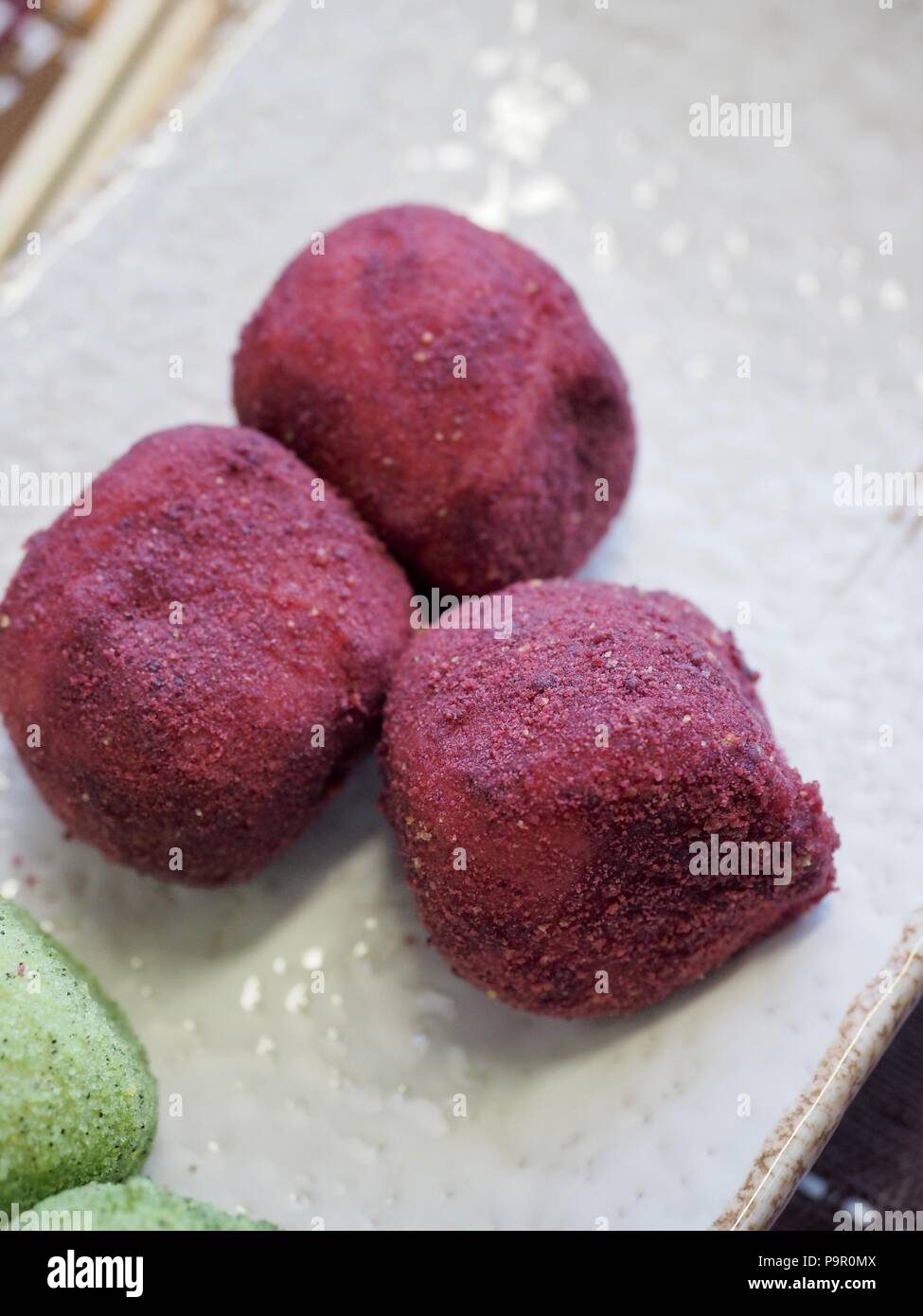 Asian food gyeongdan, rice ball cake Stock Photo - Alamy