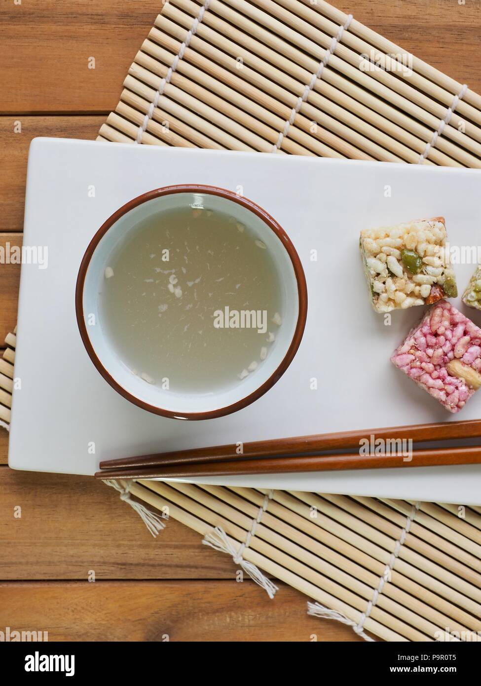 Korean traditional drink, sikhye, sweet rice drink Stock Photo - Alamy