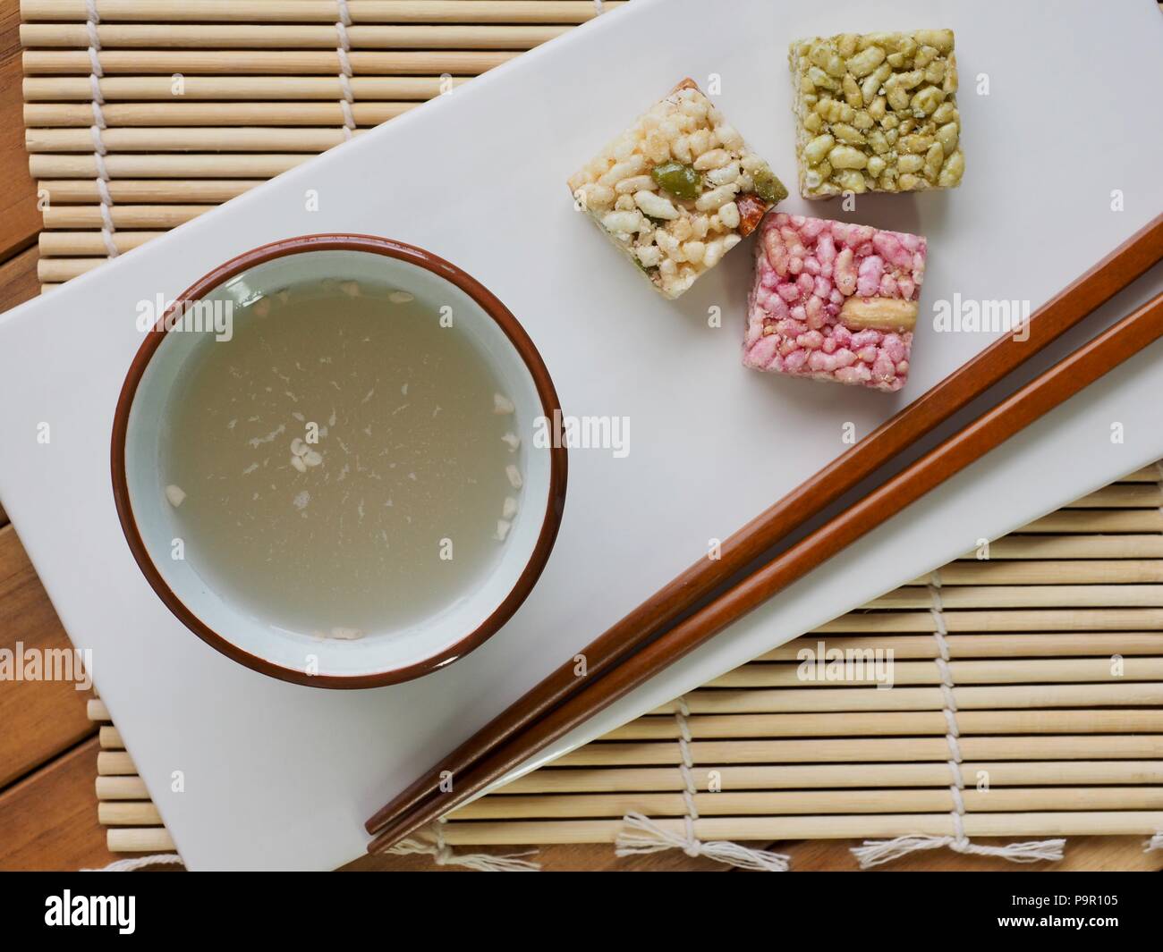 Korean traditional drink, sikhye, sweet rice drink Stock Photo - Alamy