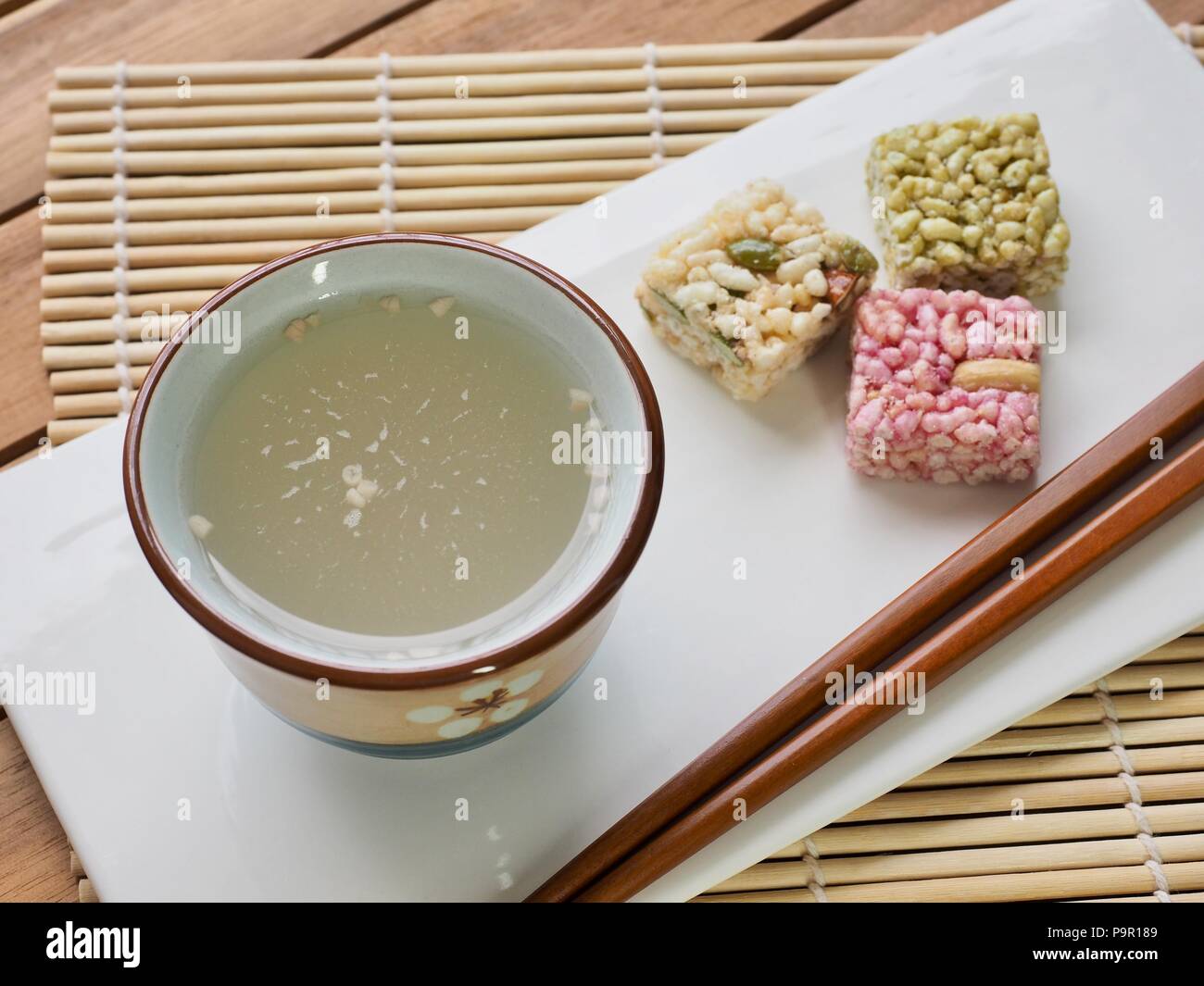 Korean traditional drink, sikhye, sweet rice drink Stock Photo - Alamy