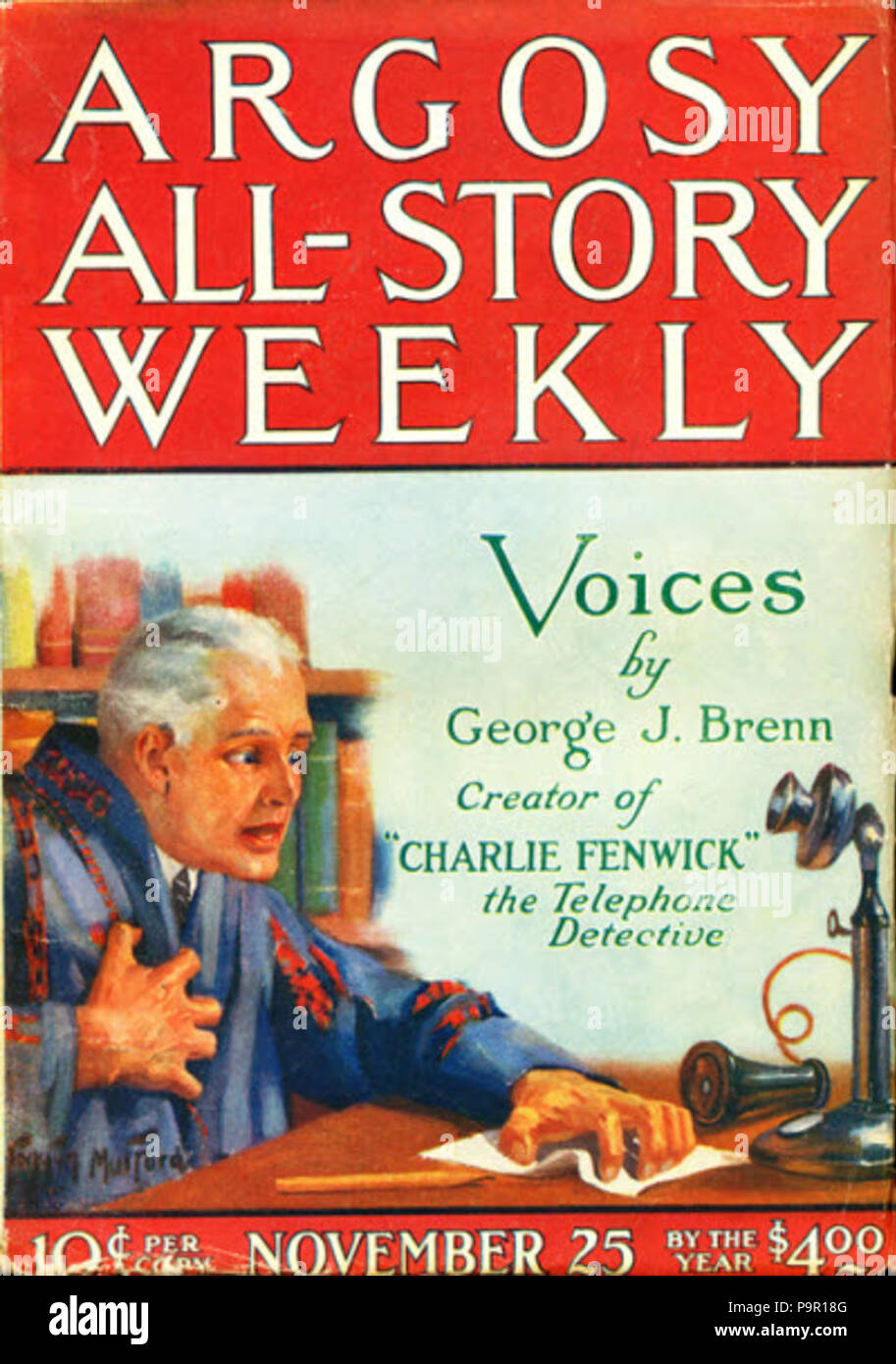 151 Argosy All-Story Weekly 19221125 Stock Photo - Alamy