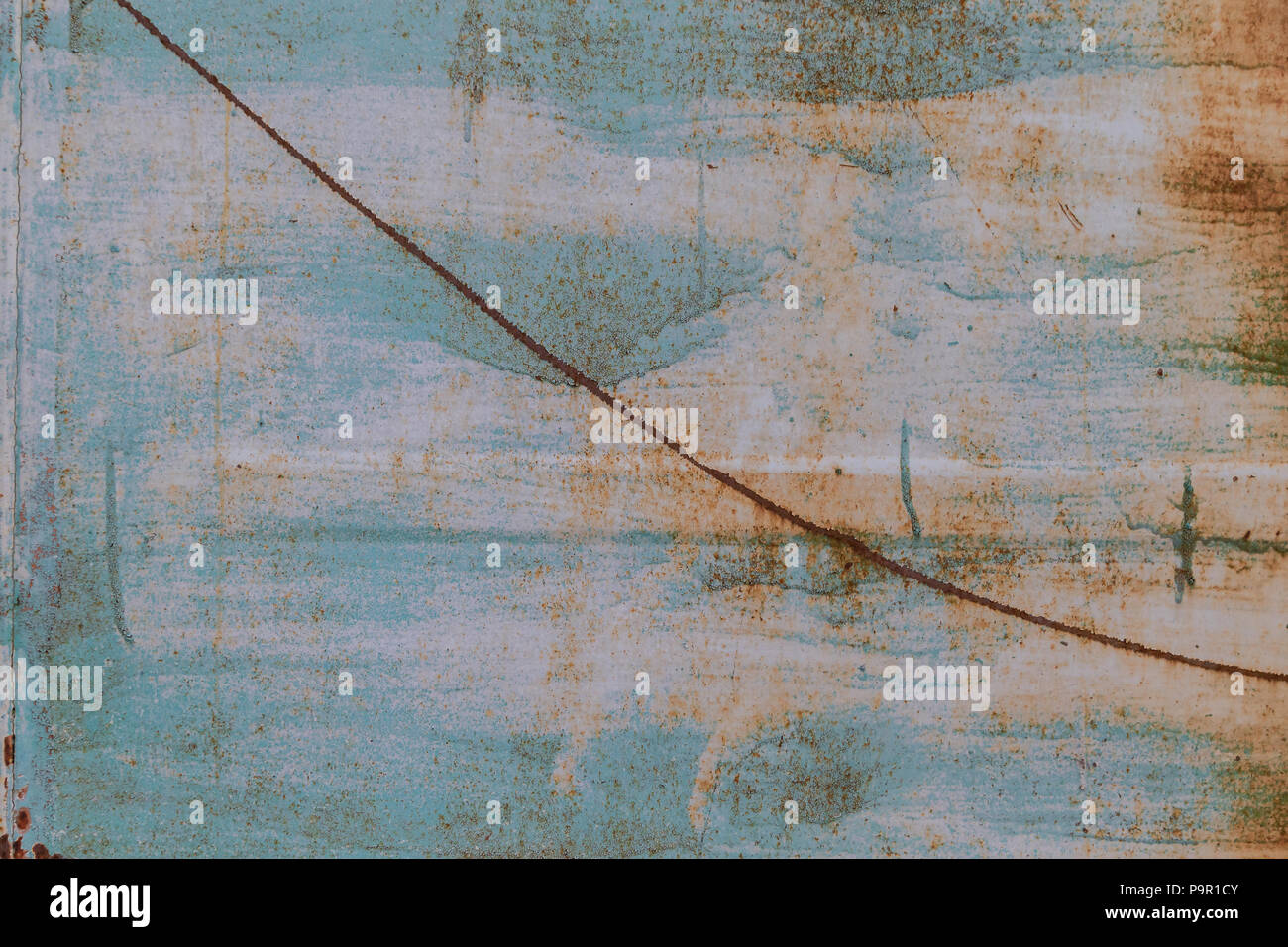 Metal rusty background, rust texture with paint Stock Photo - Alamy