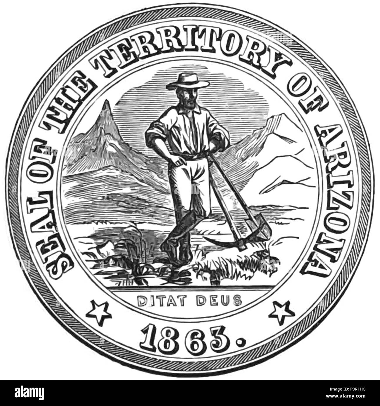 Richard C. McCormick's second design of the seal for the Territory of ...