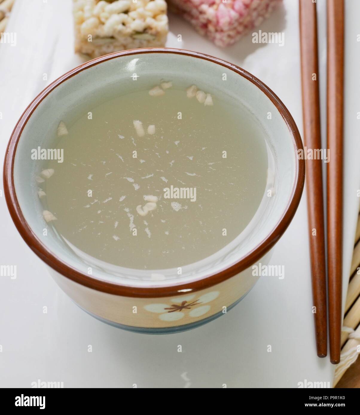 Korean traditional drink, sikhye, sweet rice drink Stock Photo - Alamy