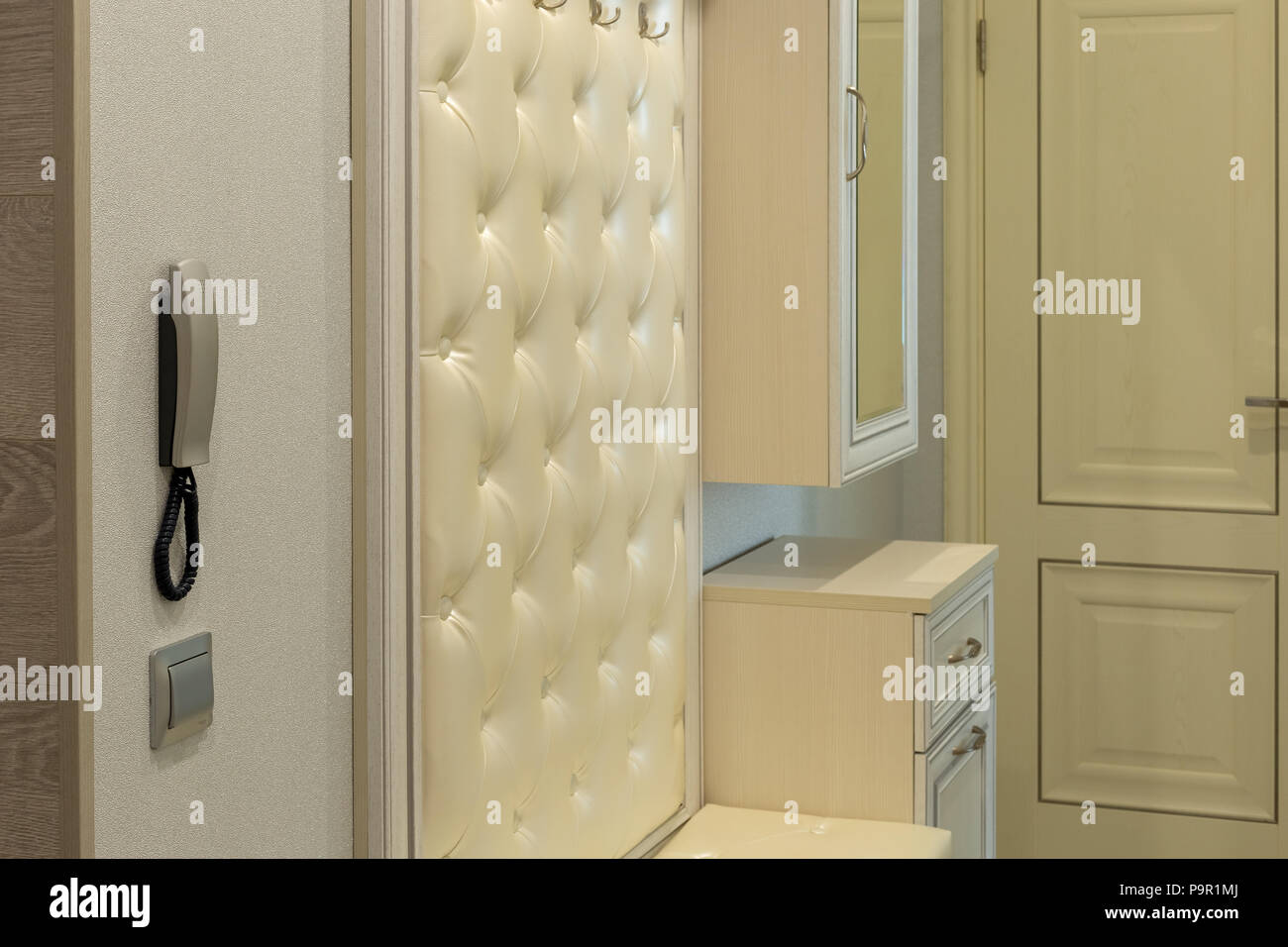 Very beautiful entrance hall with magnificent decor Stock Photo - Alamy