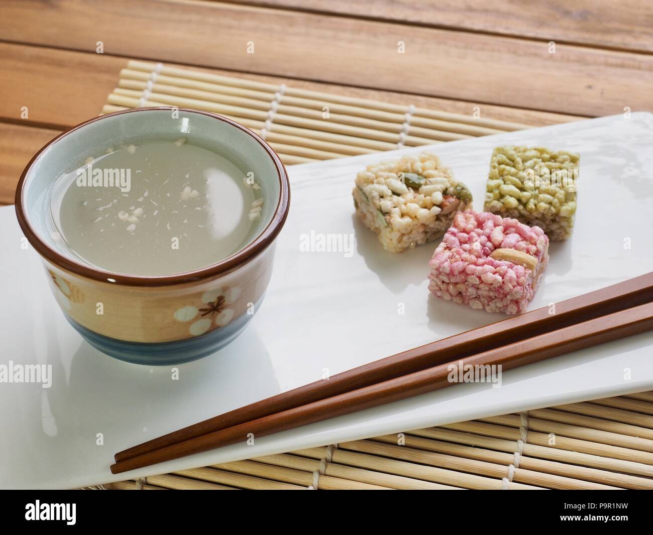 Korean traditional drink, sikhye, sweet rice drink Stock Photo - Alamy