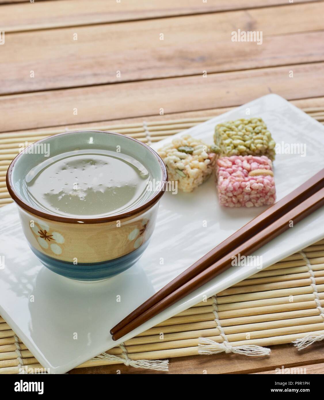 Korean traditional drink, sikhye, sweet rice drink Stock Photo - Alamy