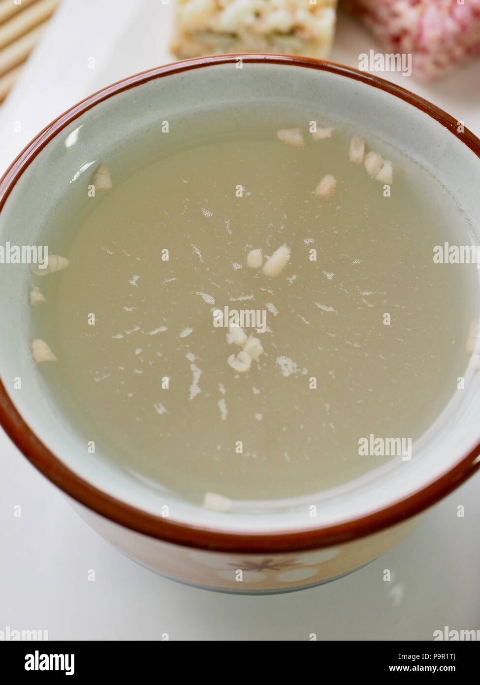 Korean traditional drink, sikhye, sweet rice drink Stock Photo - Alamy