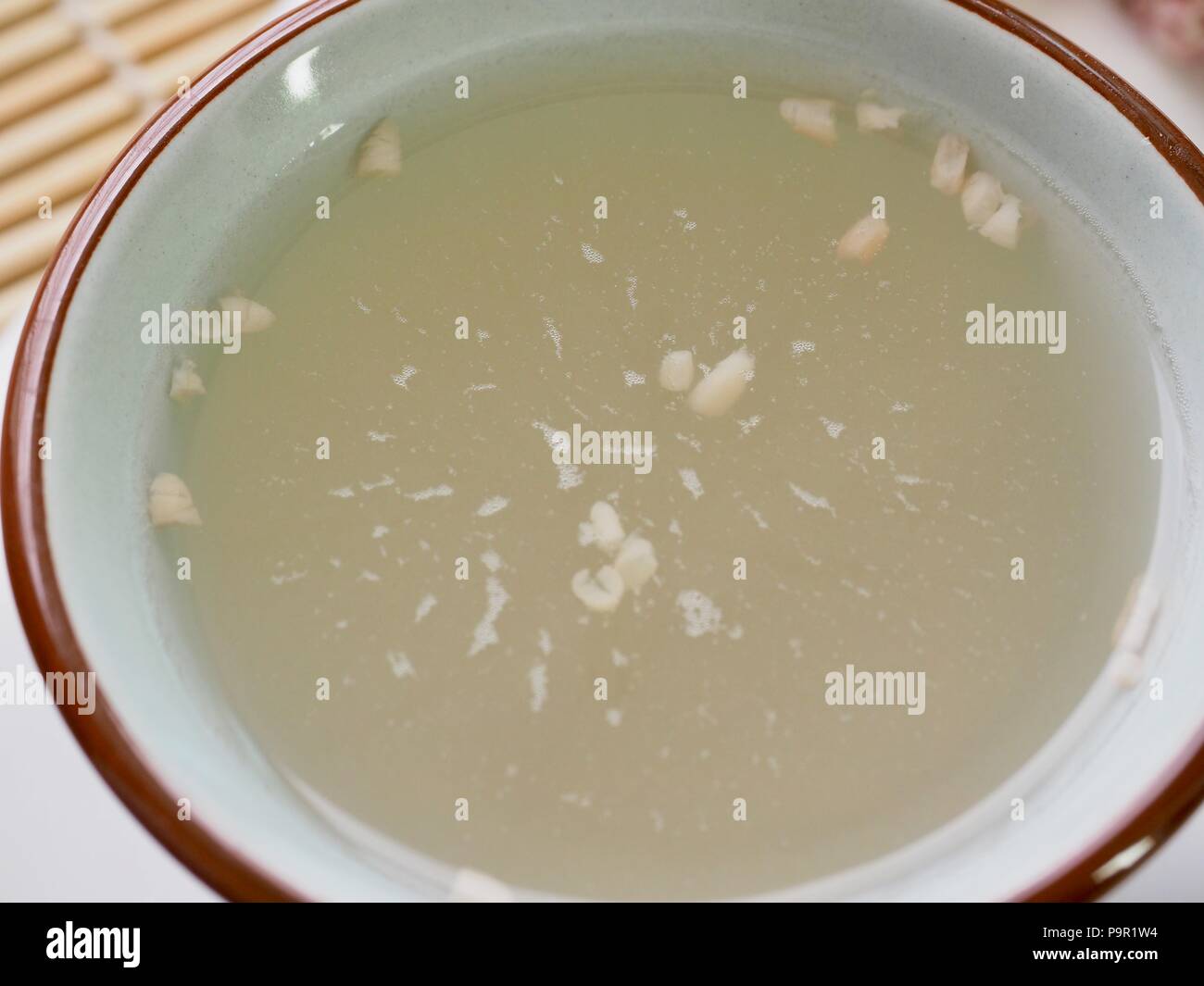 Korean traditional drink, sikhye, sweet rice drink Stock Photo - Alamy