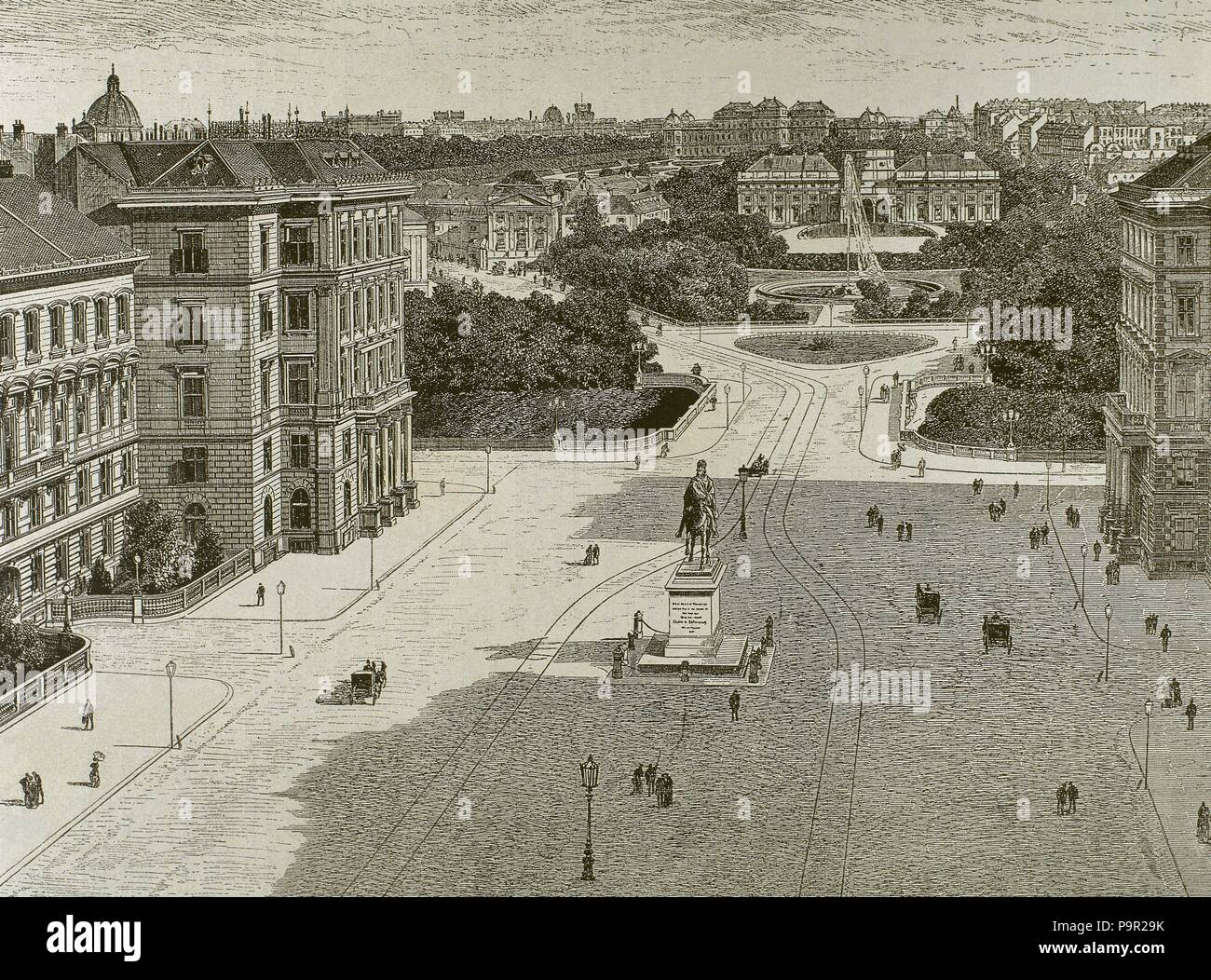 19th century train engraving europe hi-res stock photography and images ...