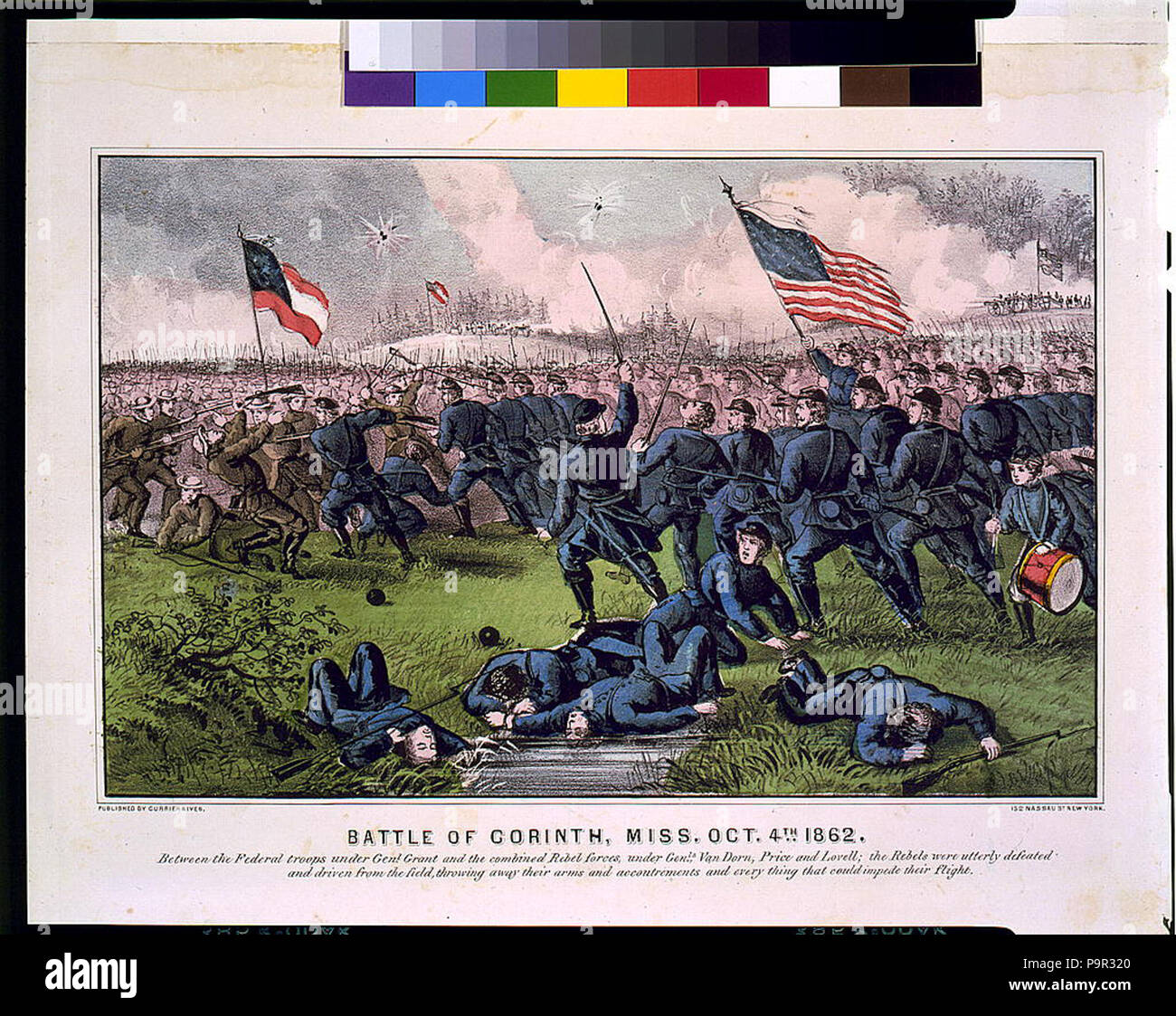 188 Battle of Corinth, Miss. Oct. 4th 1862 Stock Photo - Alamy