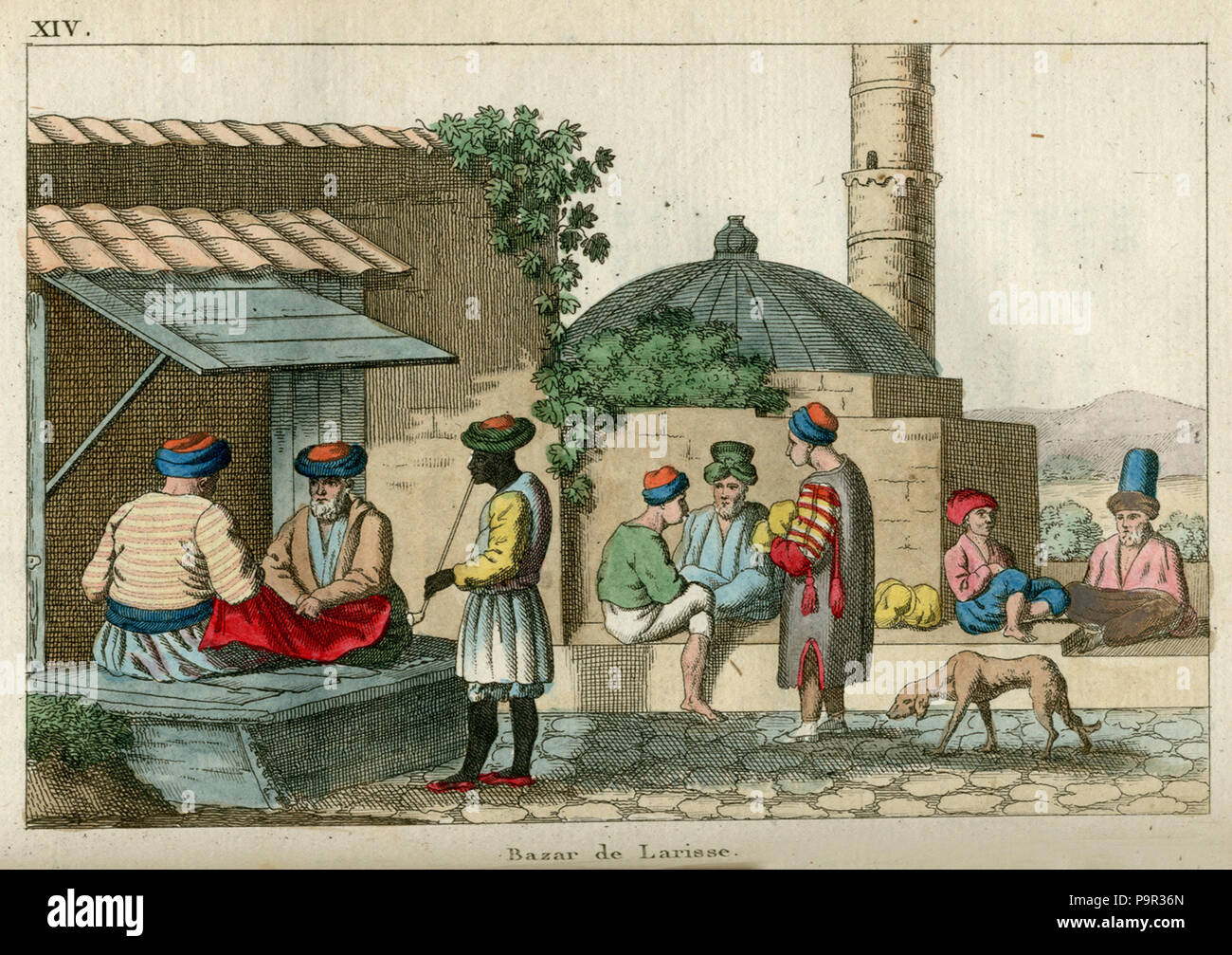 189 Bazar de Larisse - Bartholdy Jakob Ludwig Salomo - 1807 Stock Photo ...
