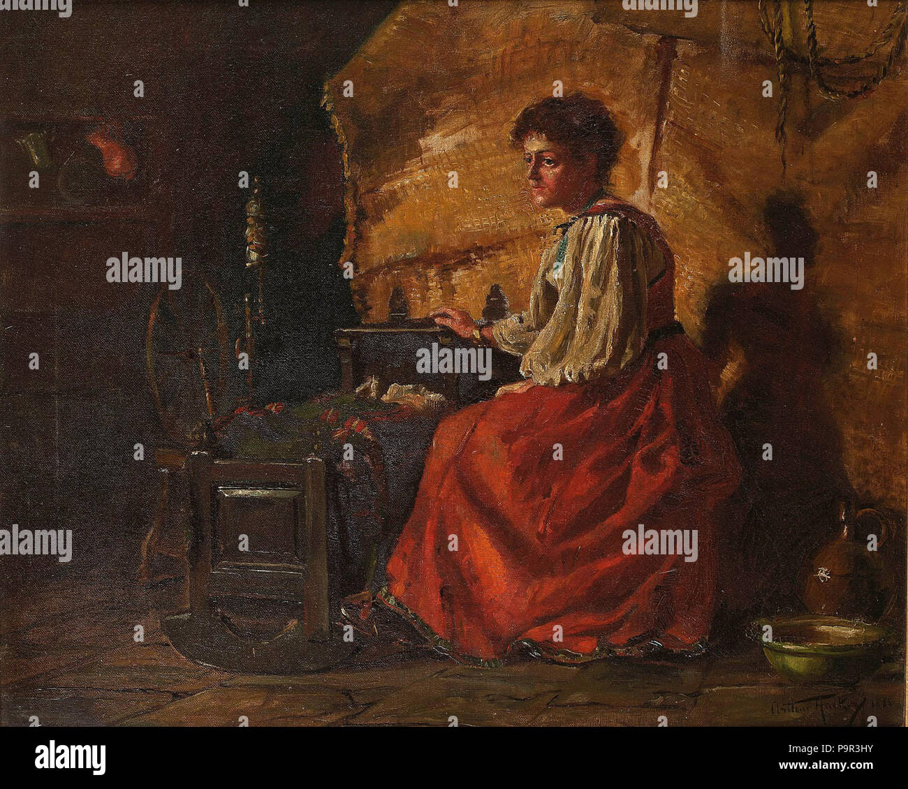 192 Bedtime Arthur Hacker Stock Photo - Alamy