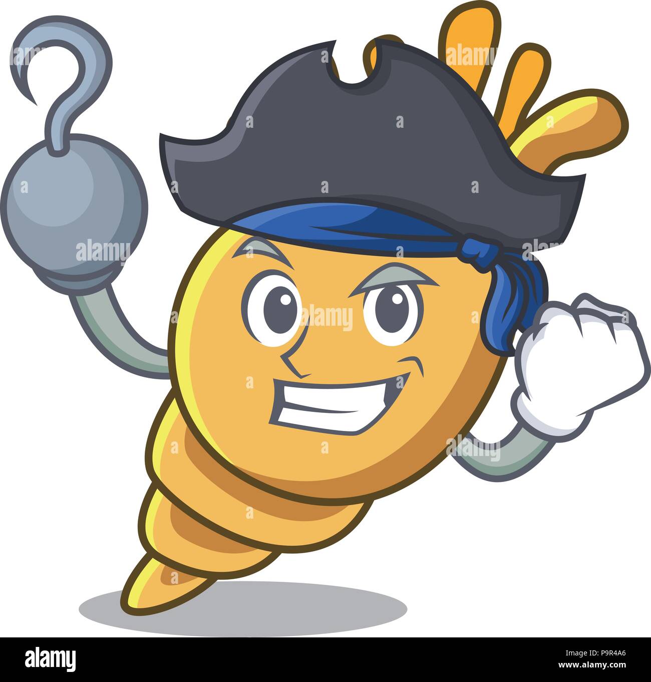 Pirate exotic shell character cartoon Stock Vector Image & Art - Alamy