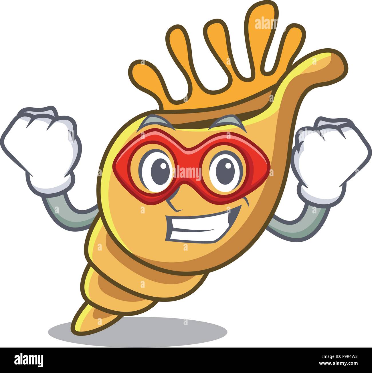 Super hero exotic shell character cartoon Stock Vector Image & Art - Alamy