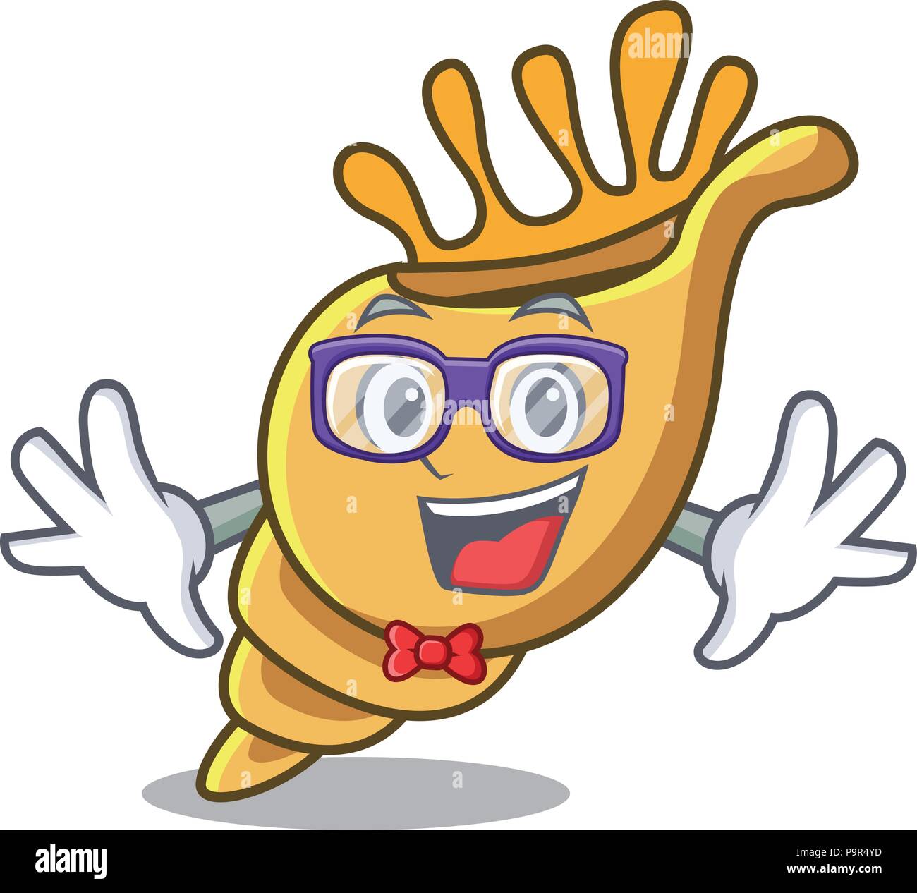 Geek exotic shell character cartoon Stock Vector Image & Art - Alamy