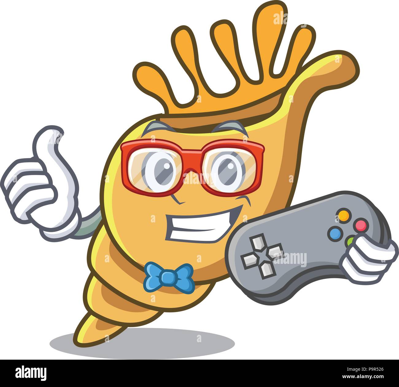 Gamer exotic shell mascot cartoon Stock Vector Image & Art - Alamy