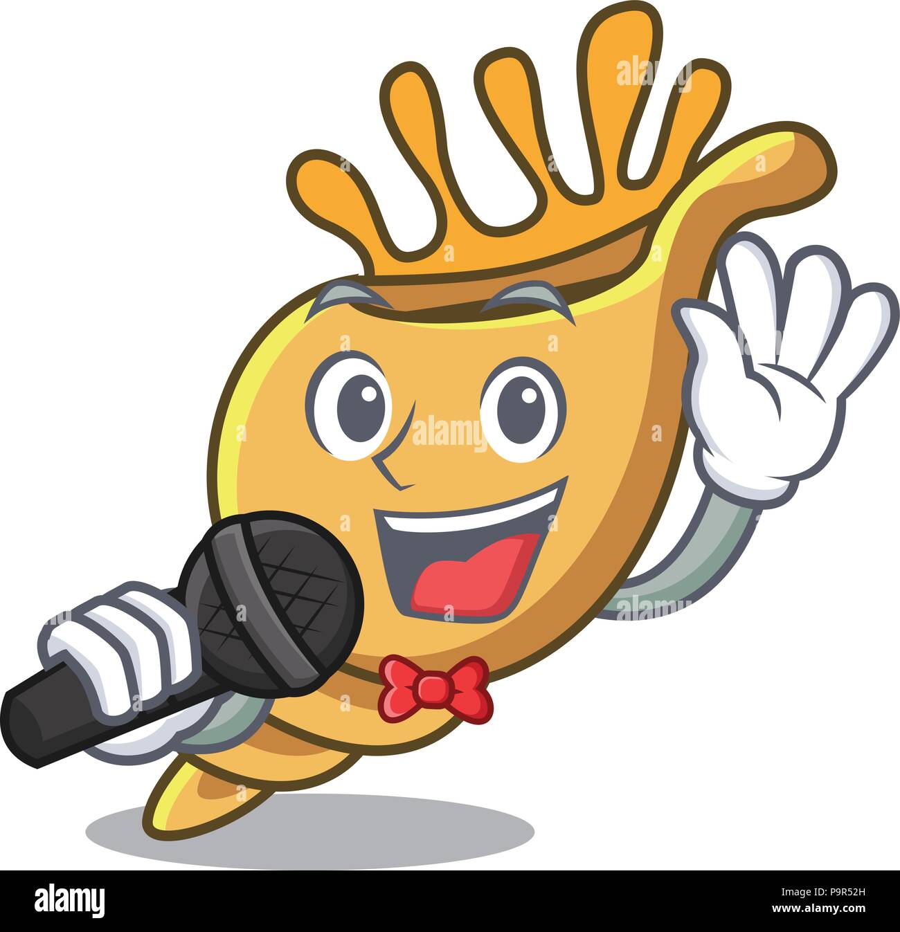 Singing exotic shell mascot cartoon Stock Vector Image & Art - Alamy