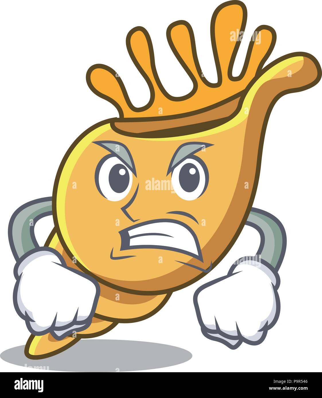 Angry exotic shell mascot cartoon Stock Vector Image & Art - Alamy