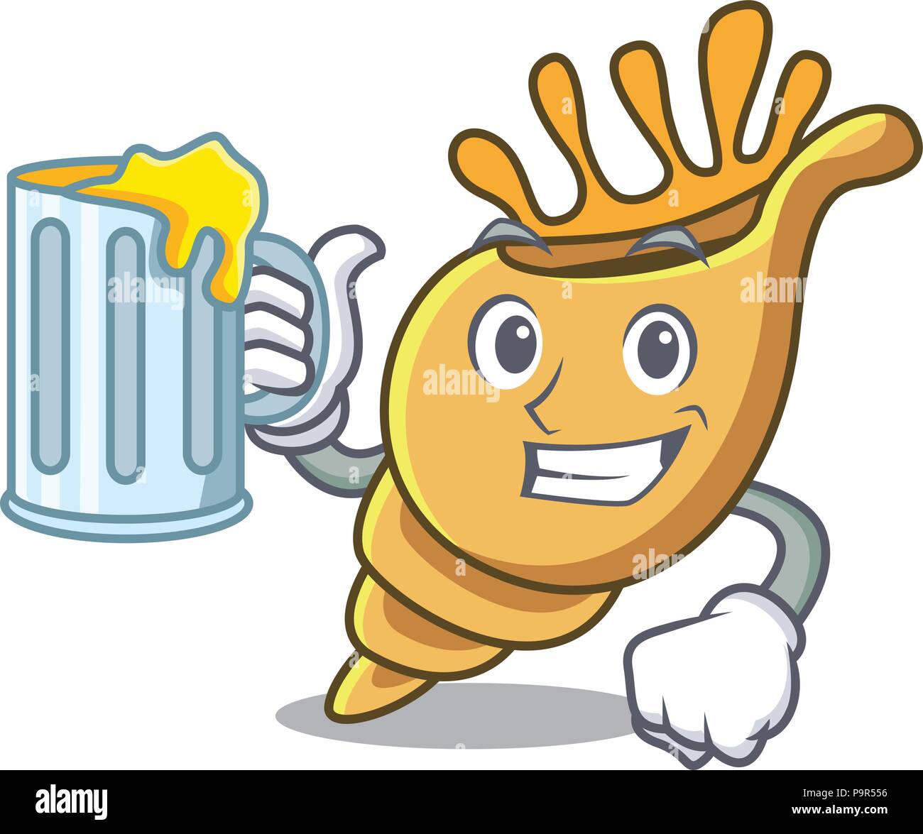 With juice exotic shell mascot cartoon Stock Vector Image & Art - Alamy