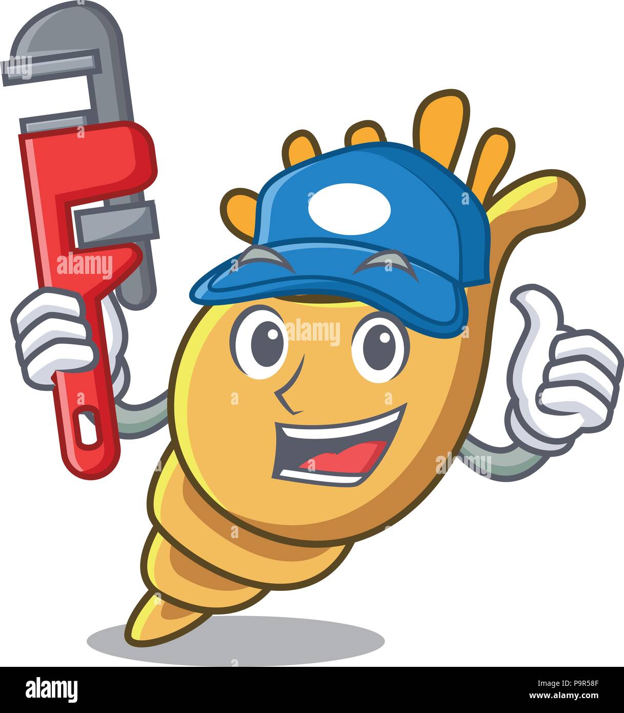 Plumber exotic shell mascot cartoon Stock Vector Image & Art - Alamy