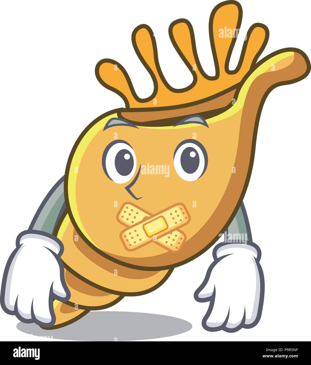 Silent exotic shell mascot cartoon Stock Vector Image & Art - Alamy