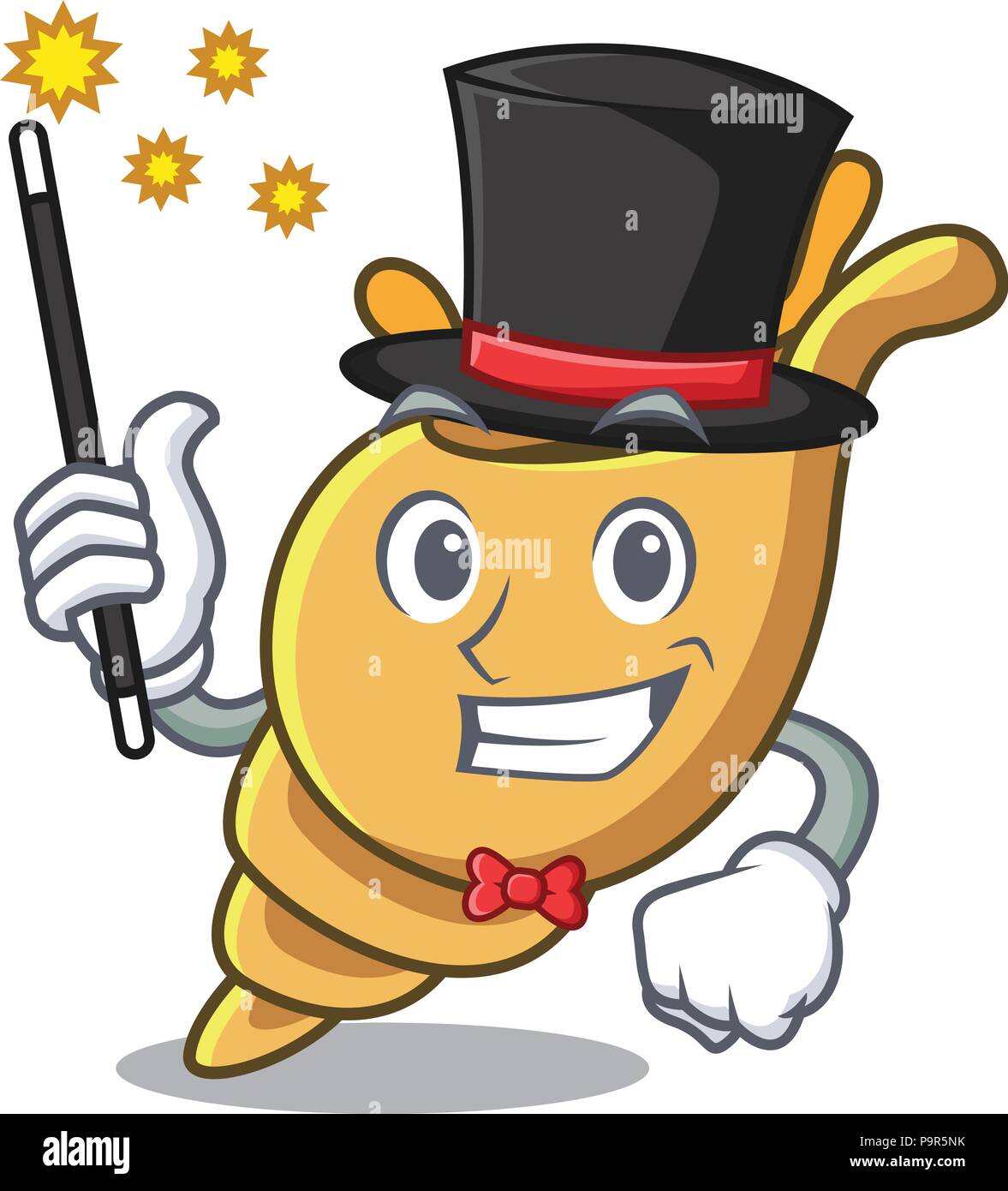 Magician exotic shell mascot cartoon Stock Vector Image & Art - Alamy