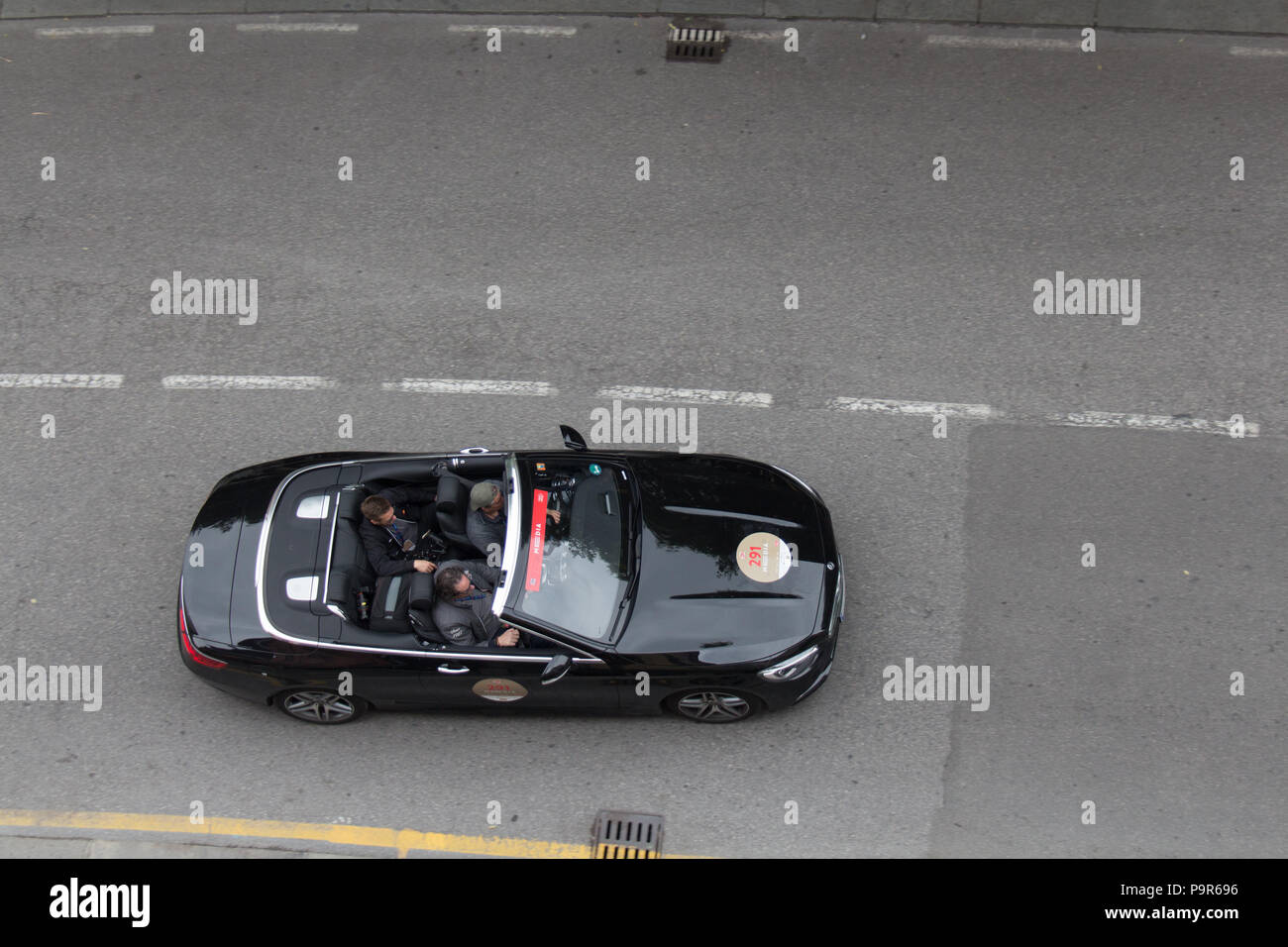 Brescia, Italy - May 16 2018: Bandini 750 SPORT SILURO 1953 is an old ...