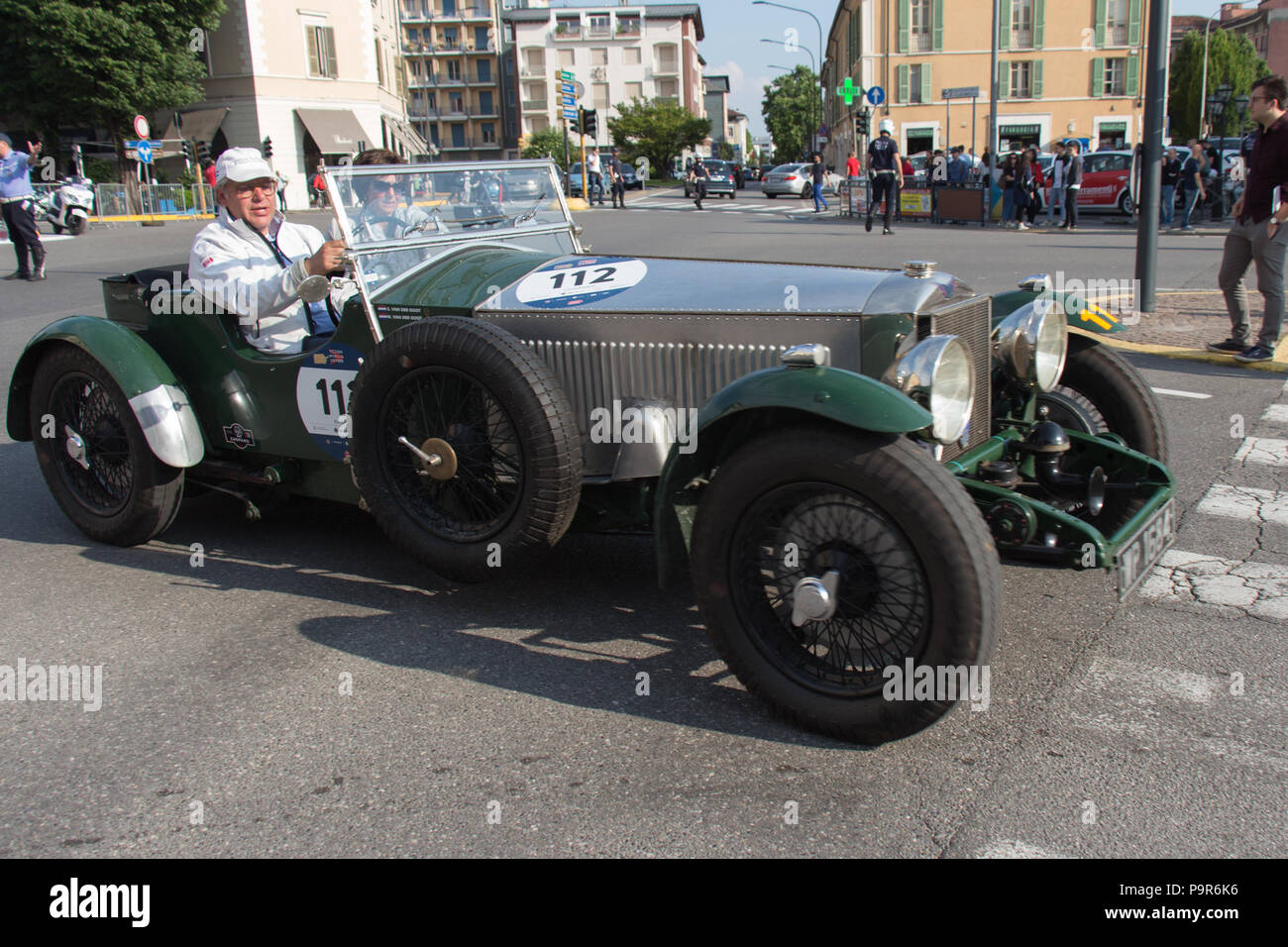 Brescia, Italy - May 19 2018: INVICTA S 1933 is an old racing car in ...