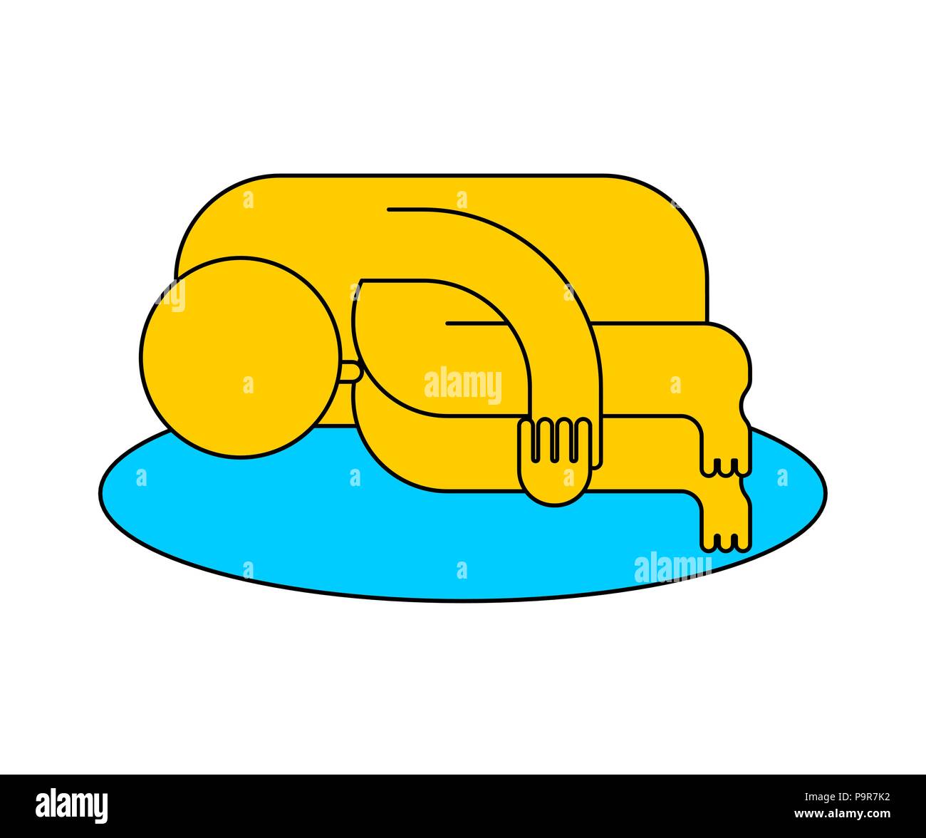 Whiner icon. Sad Man Crying pool of tears. Whiny sign. Moaner symbol ...