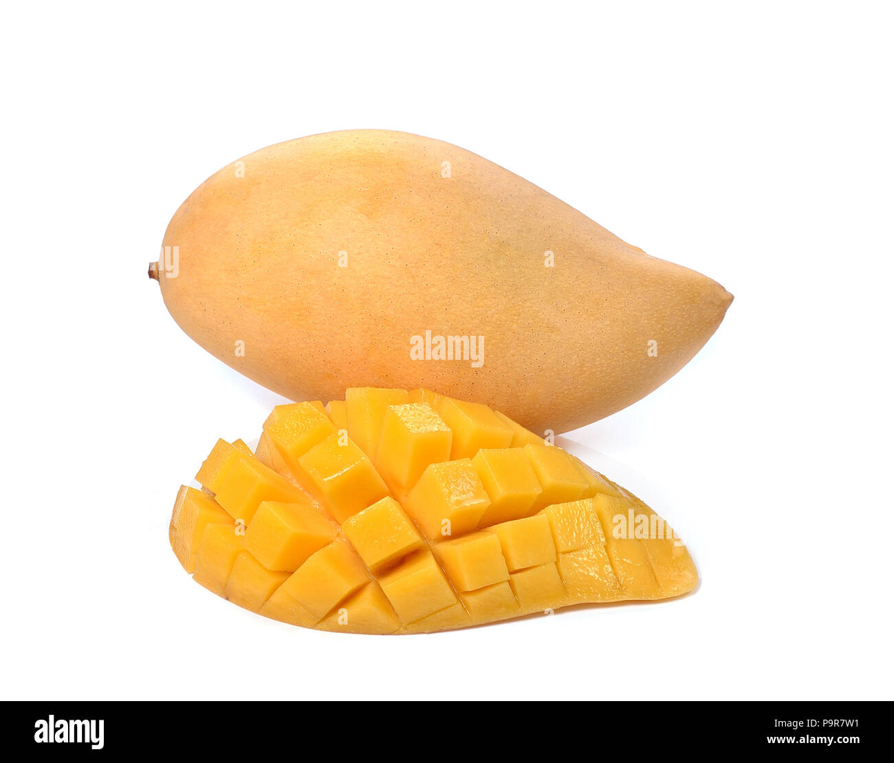 mango isolated on white background Stock Photo - Alamy