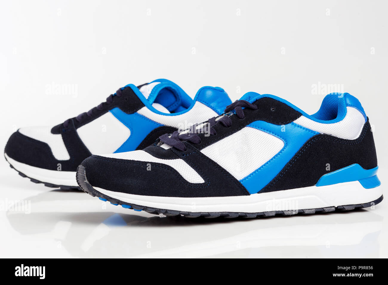 Sport running or walking shoes isolated on white background Stock Photo ...