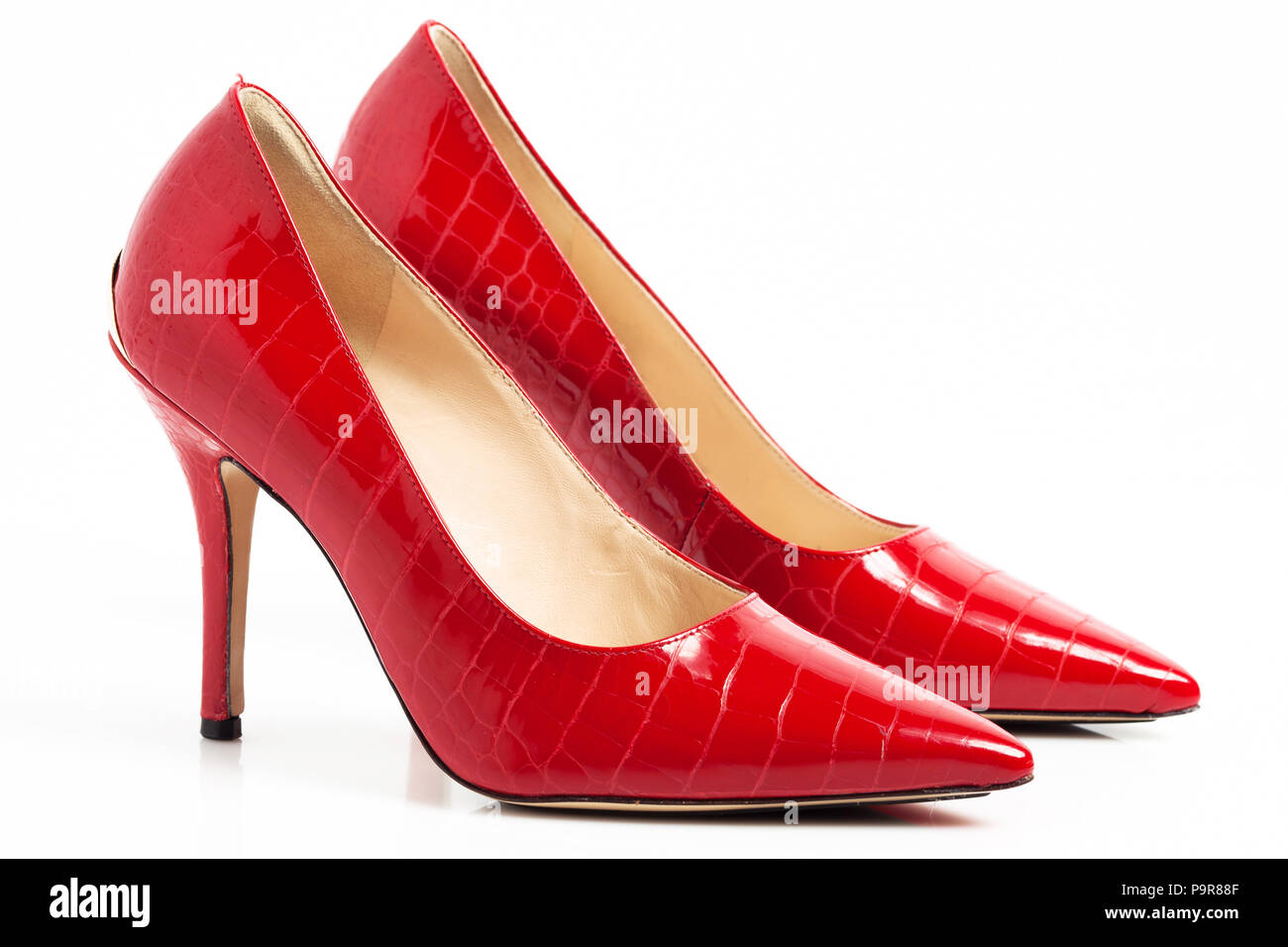 Red high heel shoes hi-res stock photography and images - Alamy