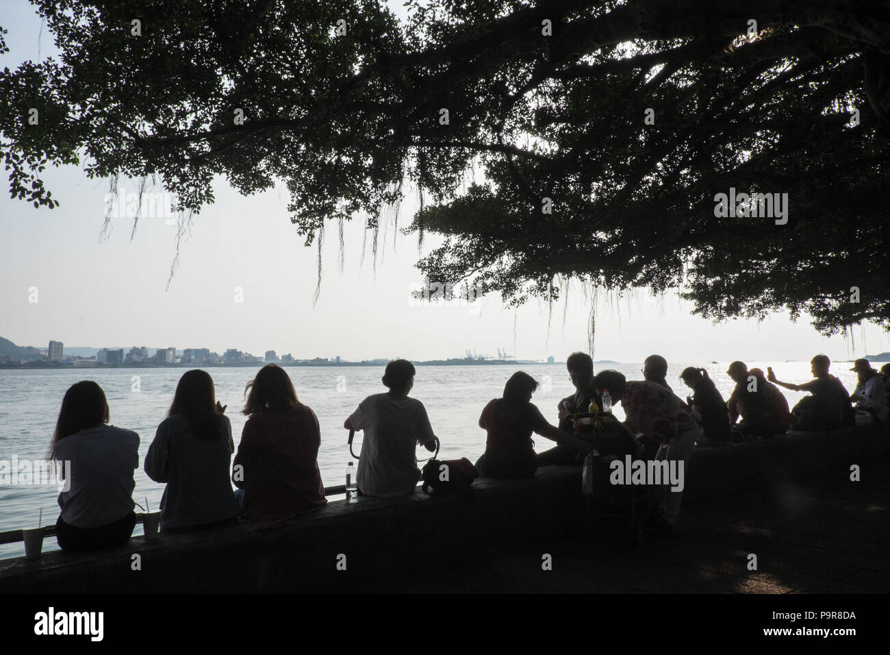 Tamsui,port,sea,river,coast,coastline,Taipei,Taiwan,China,Chinese ...