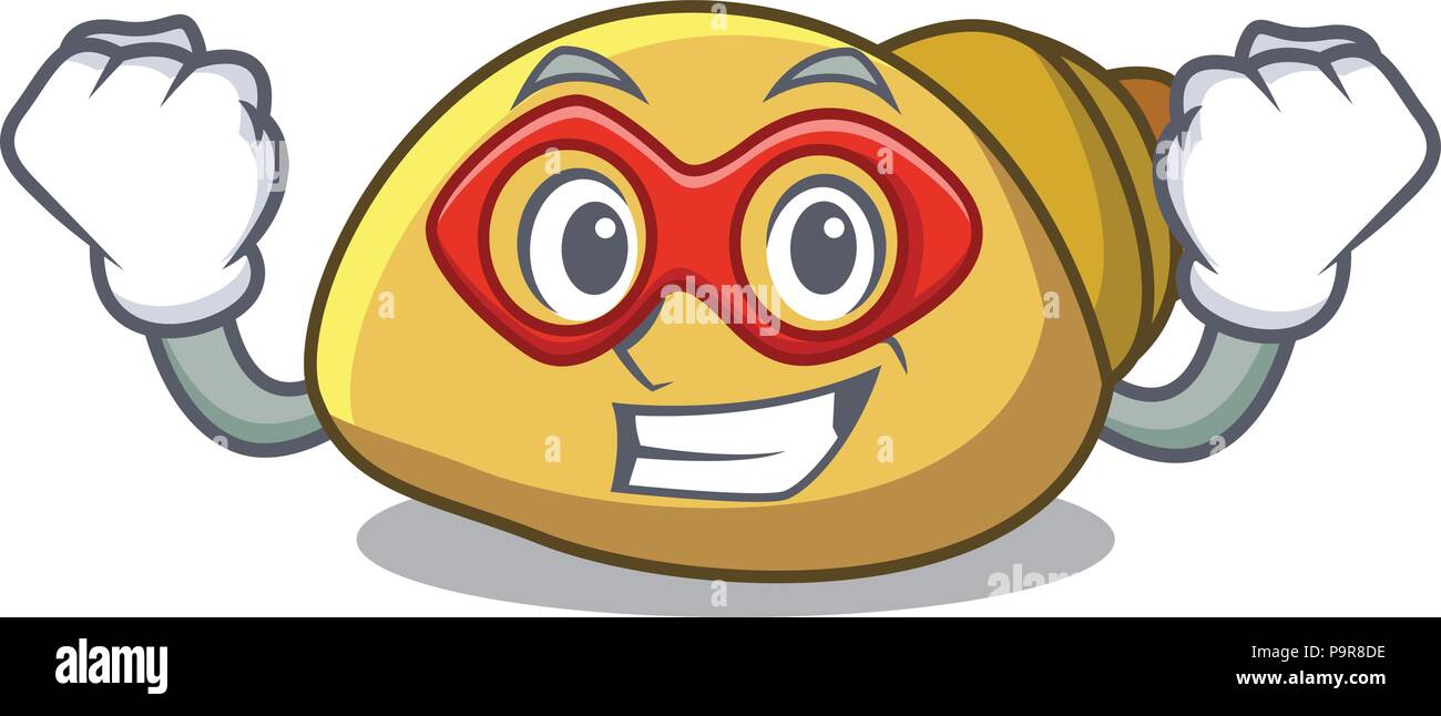 Super hero mollusk shell character cartoon Stock Vector Image & Art - Alamy