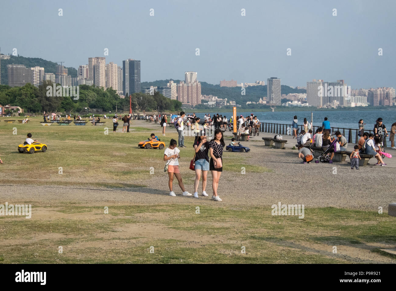 Damshui,Tamsui,port,sea,river,coast,coastline,Taipei,Taiwan,China ...