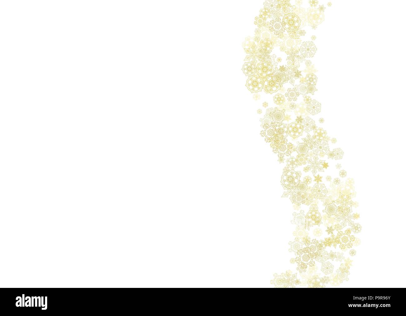 Christmas and New Year snowflakes Stock Vector Image & Art - Alamy