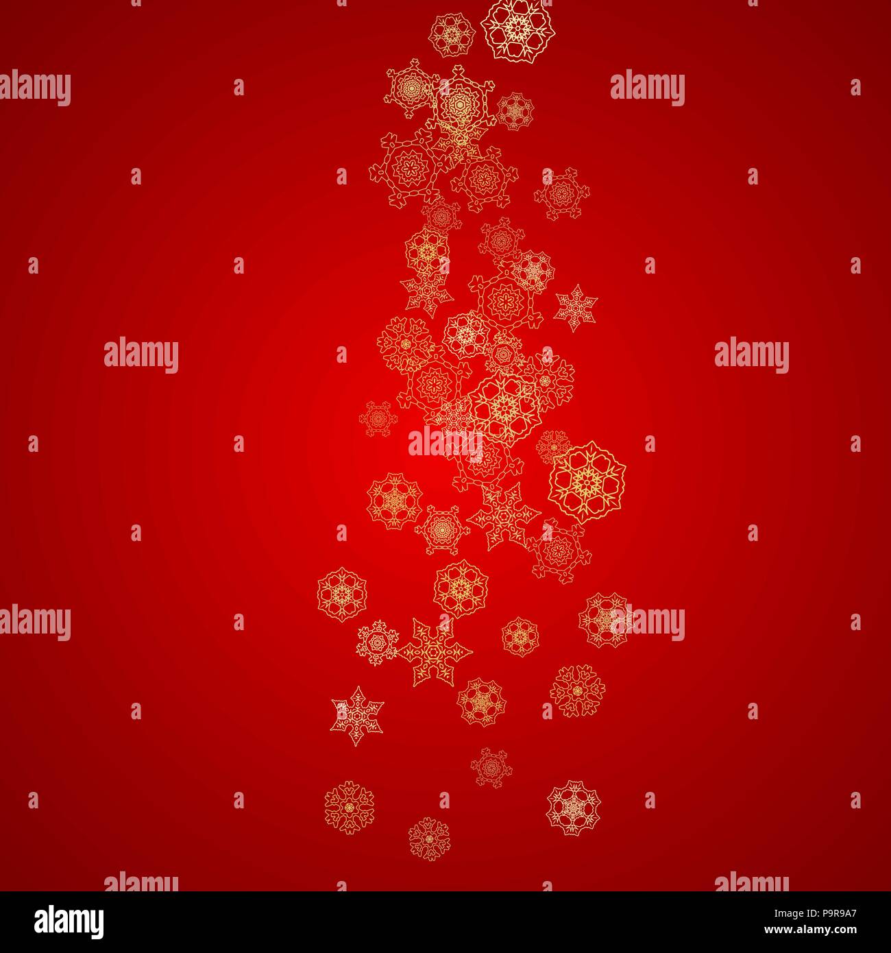 Christmas and New Year snowflakes Stock Vector Image & Art - Alamy