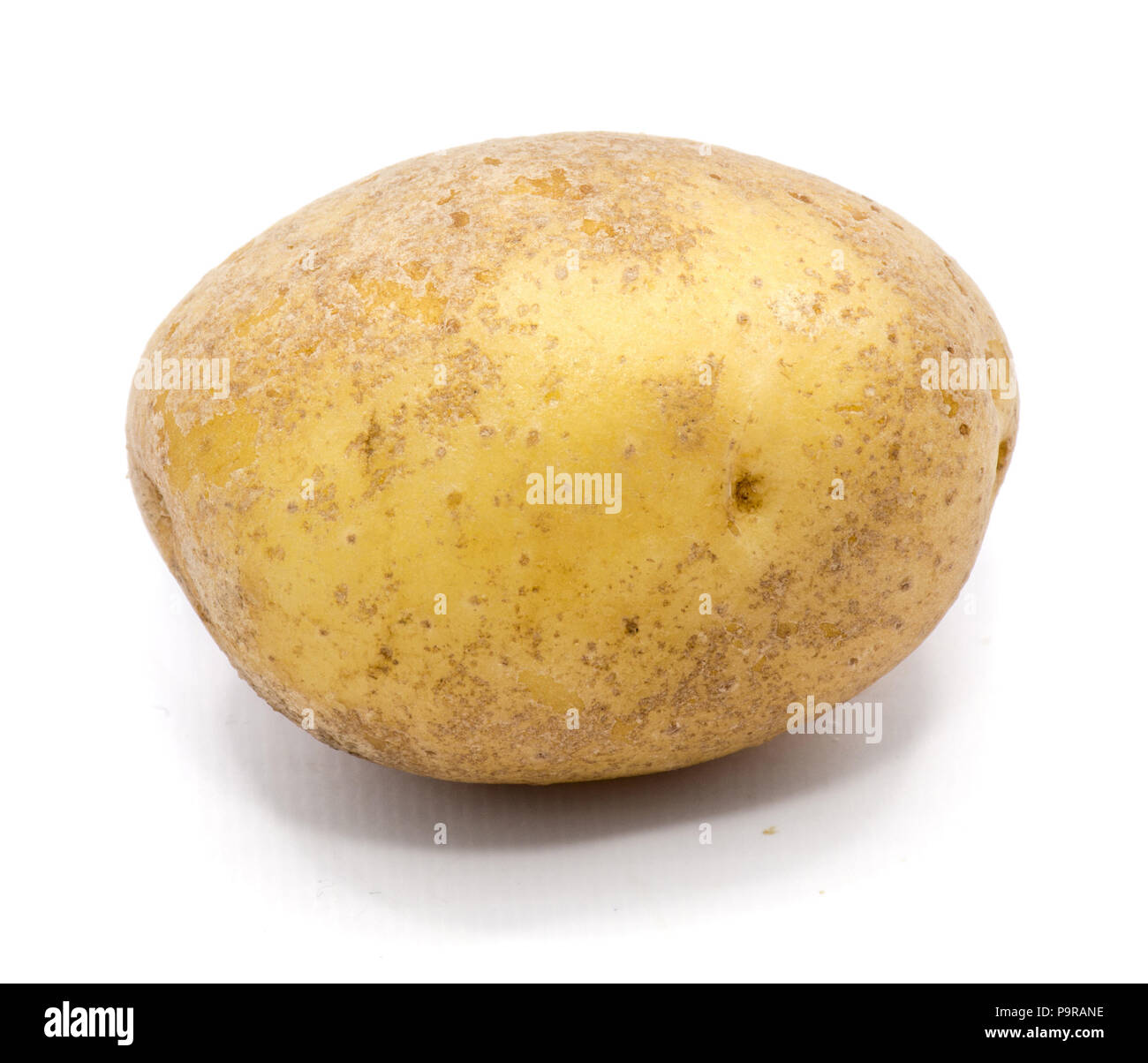 One whole potato isolated on white background Stock Photo - Alamy