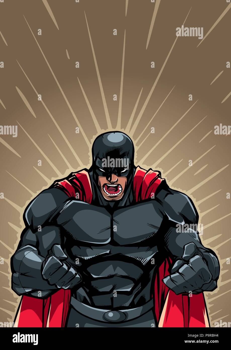 Comics super hero Stock Vector Images - Alamy