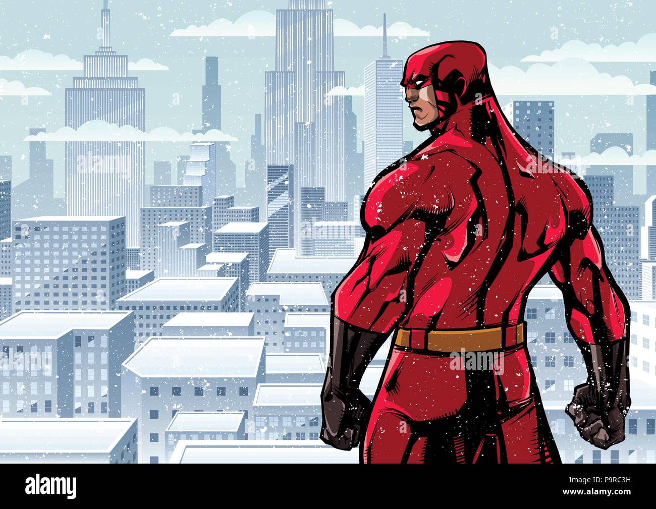 Superhero action Stock Vector Images - Alamy